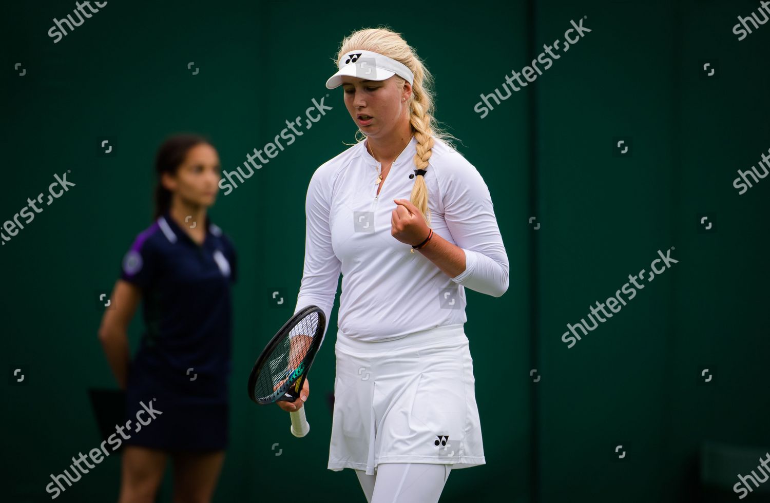 Clara Tauson Denmark Action During First Editorial Stock Photo - Stock ...