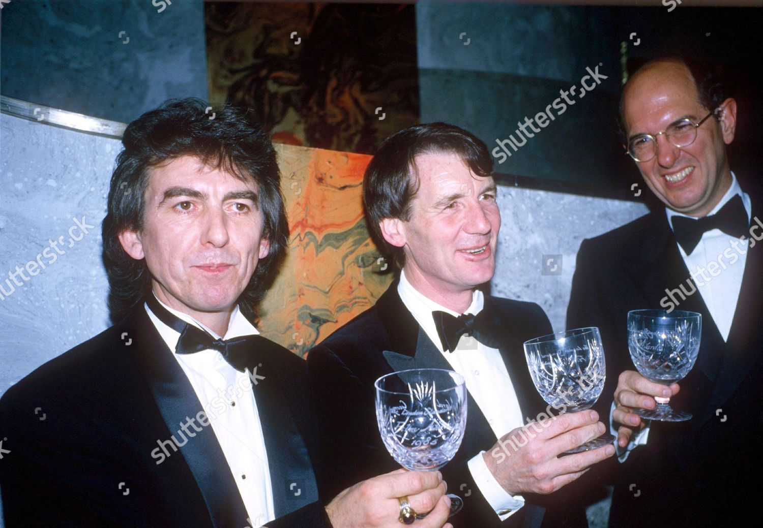 George Harrison Michael Palin Denis Obrien Editorial Stock Photo ...