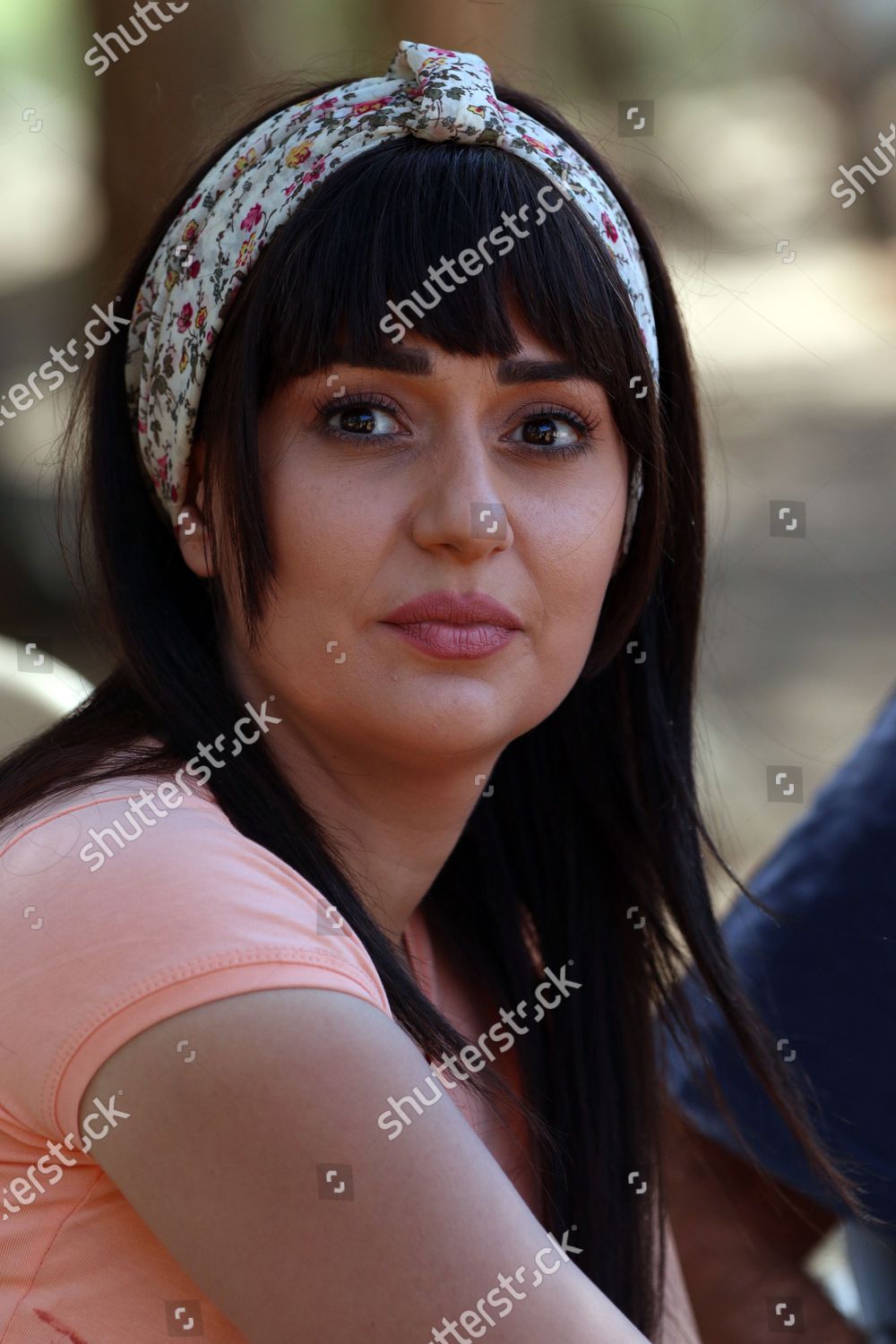 Syrian Actress Ruba Mamoun Seen During Editorial Stock Photo - Stock ...