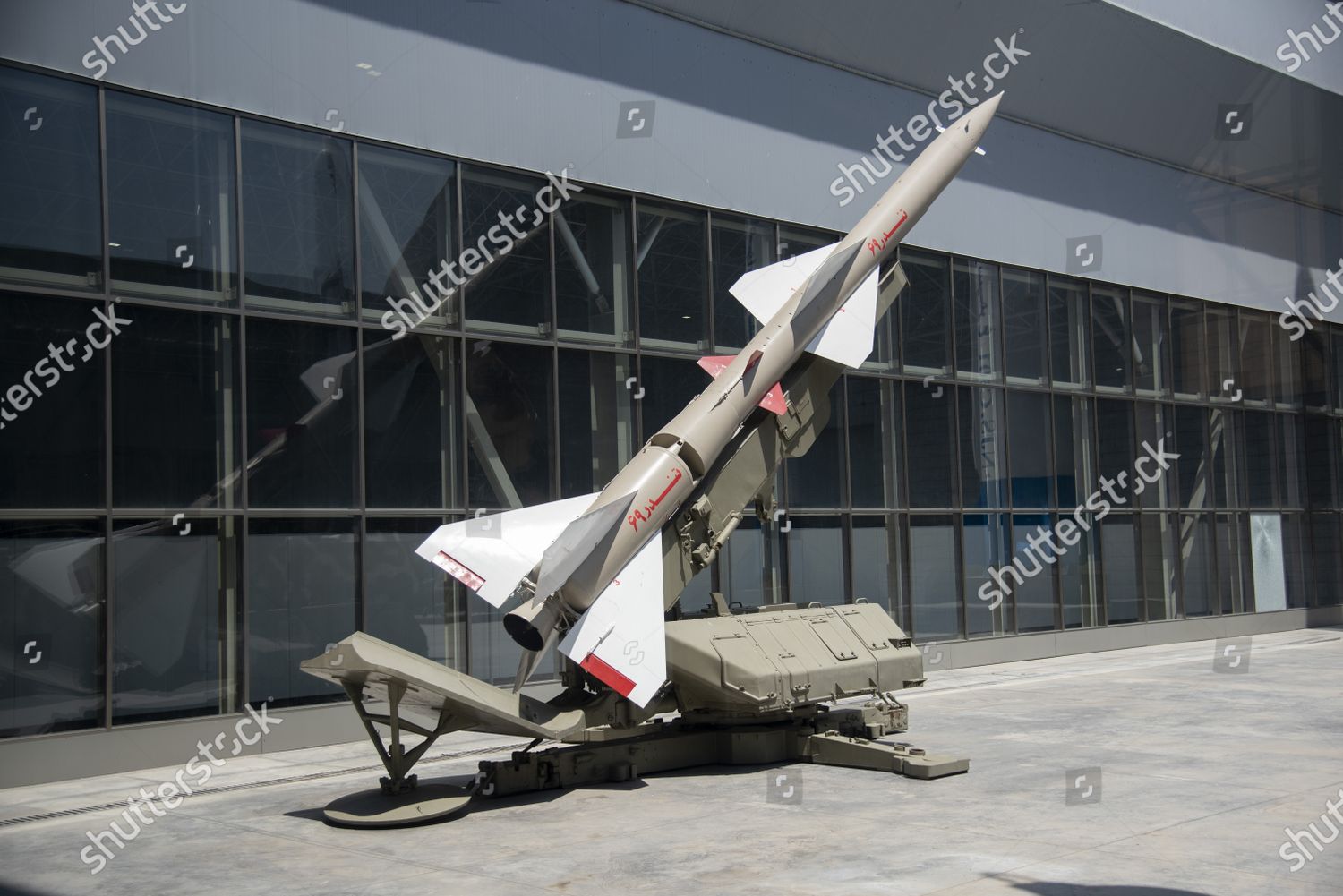 Iranian Shortrange Ballistic Missile Srbm Tondar69 Editorial Stock ...
