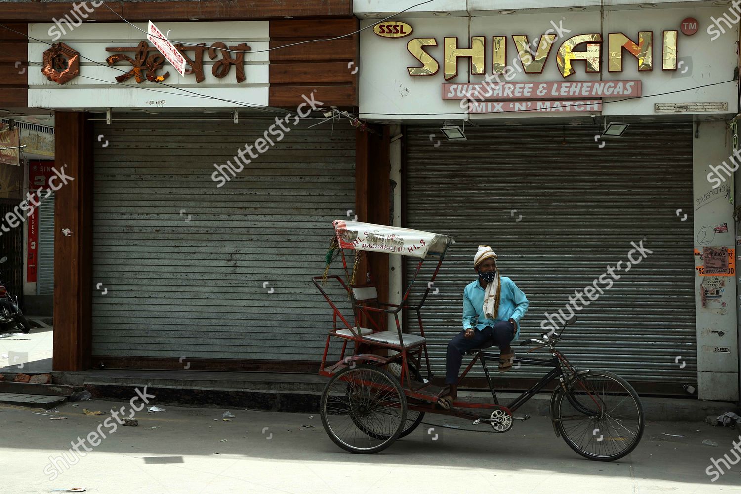 Shopkeeper Dcd Staff Sitting Outside Closed Editorial Stock Photo ...