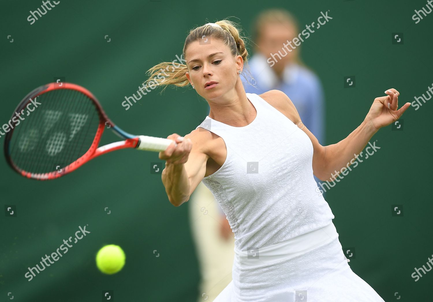 Camila Giorgi Italy Action During 1st Editorial Stock Photo - Stock ...