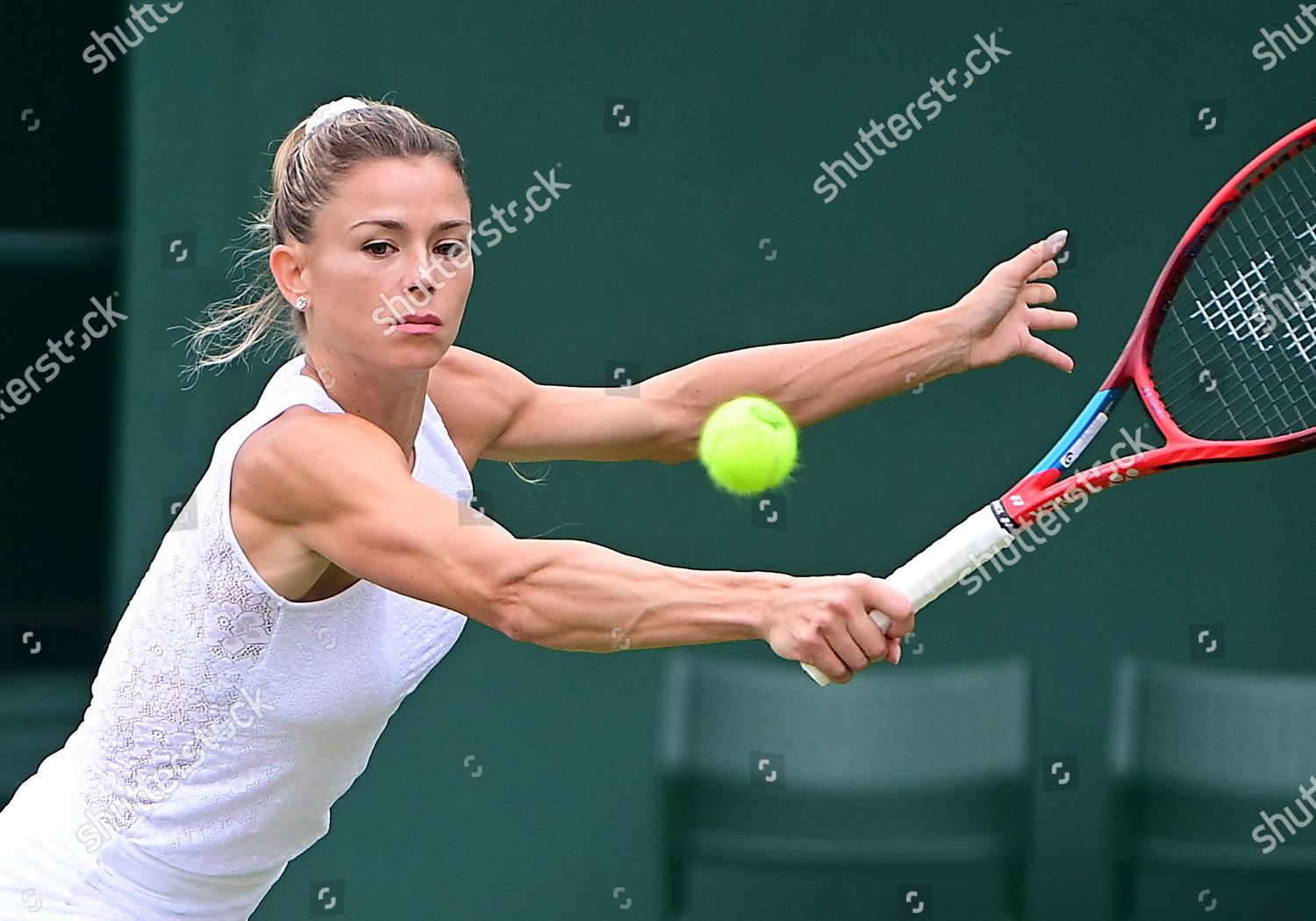 Camila Giorgi Italy Action During 1st Editorial Stock Photo - Stock ...