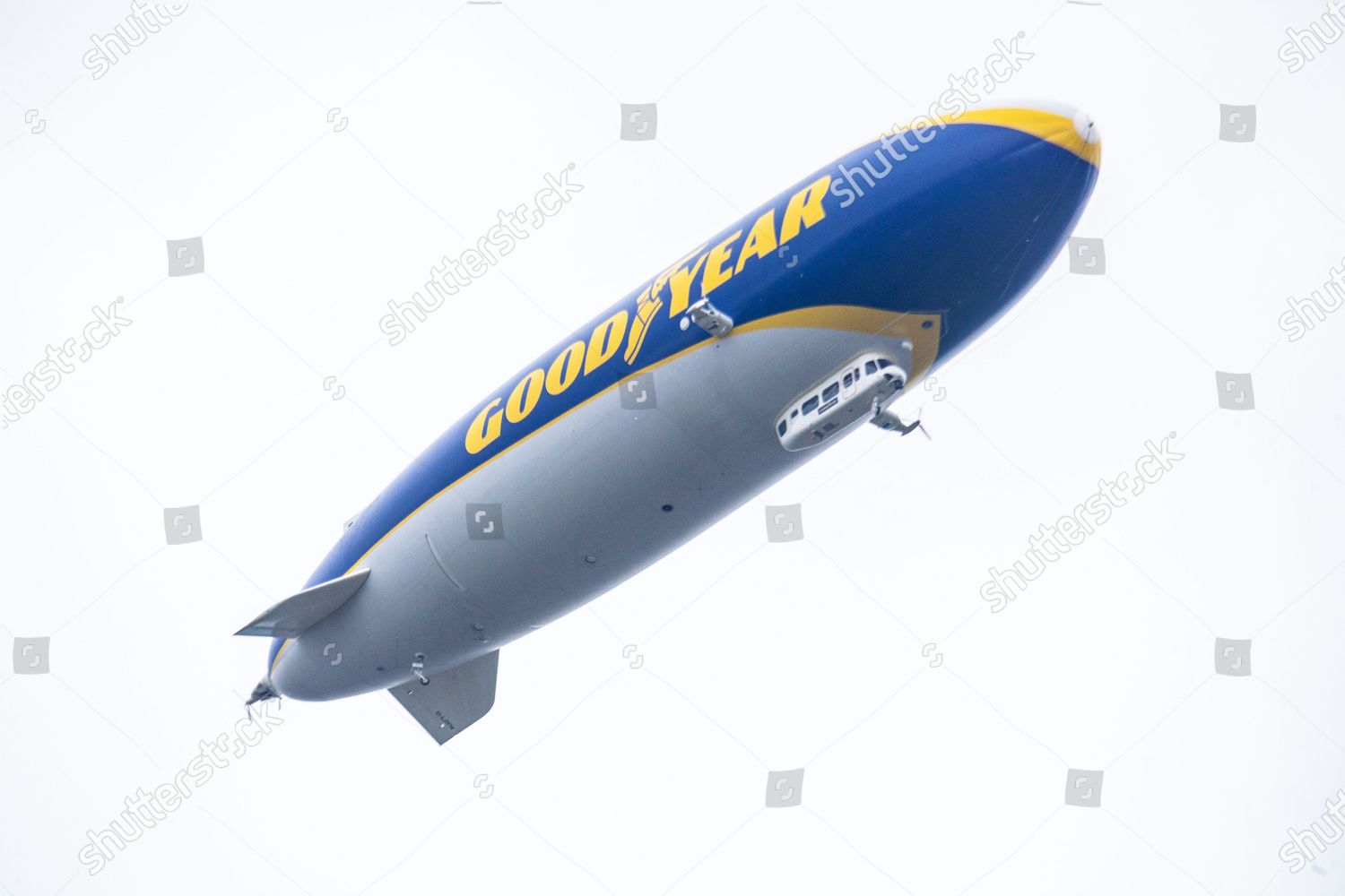 Good Year Blimp Over London Editorial Stock Photo - Stock Image ...