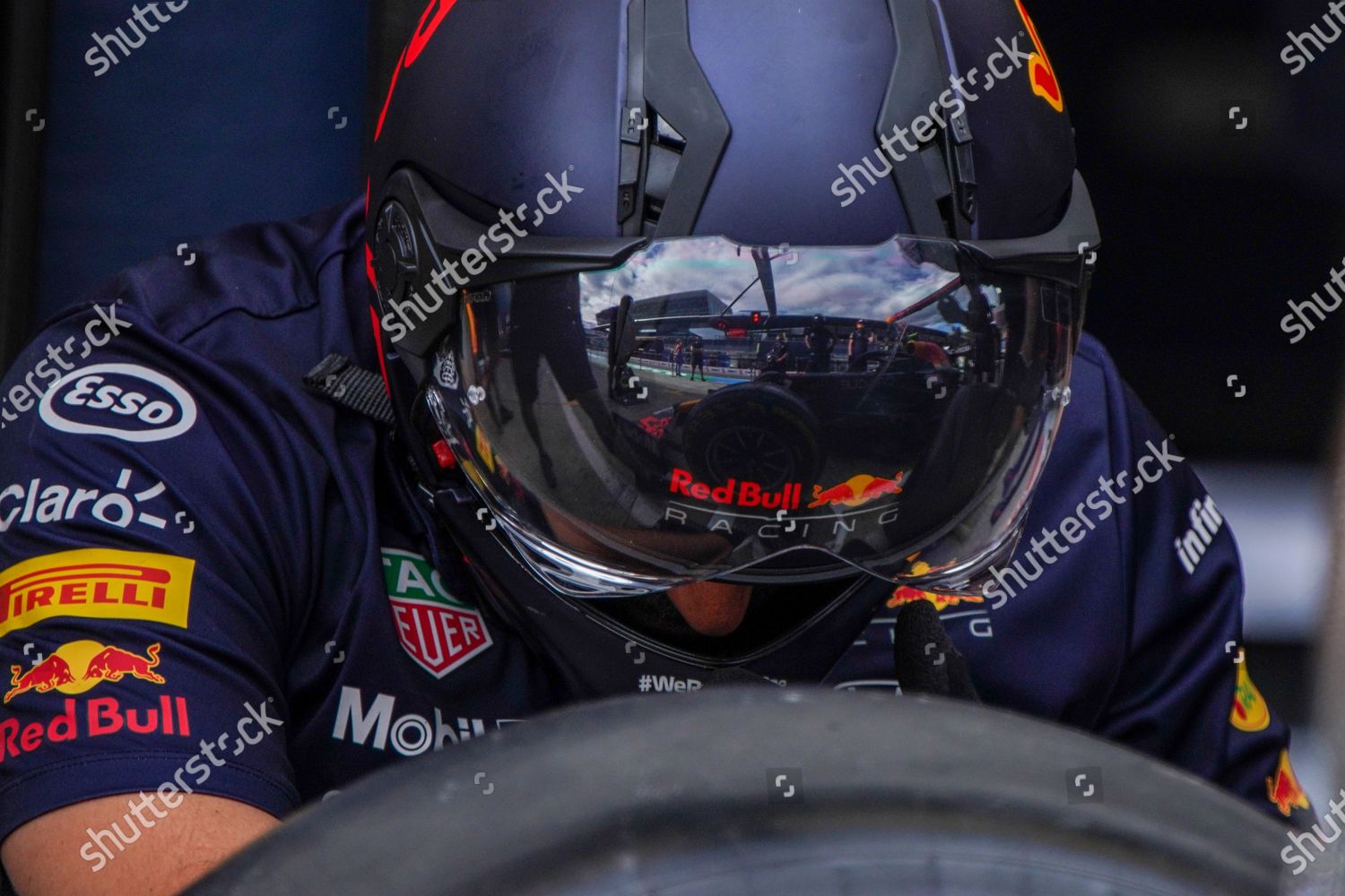 Red Bull F1 Mechanic Editorial Stock Photo - Stock Image | Shutterstock