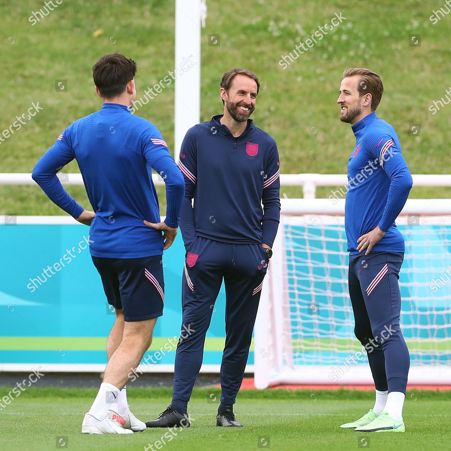 England Manager Gareth Southgate Shares Joke Editorial Stock Photo ...