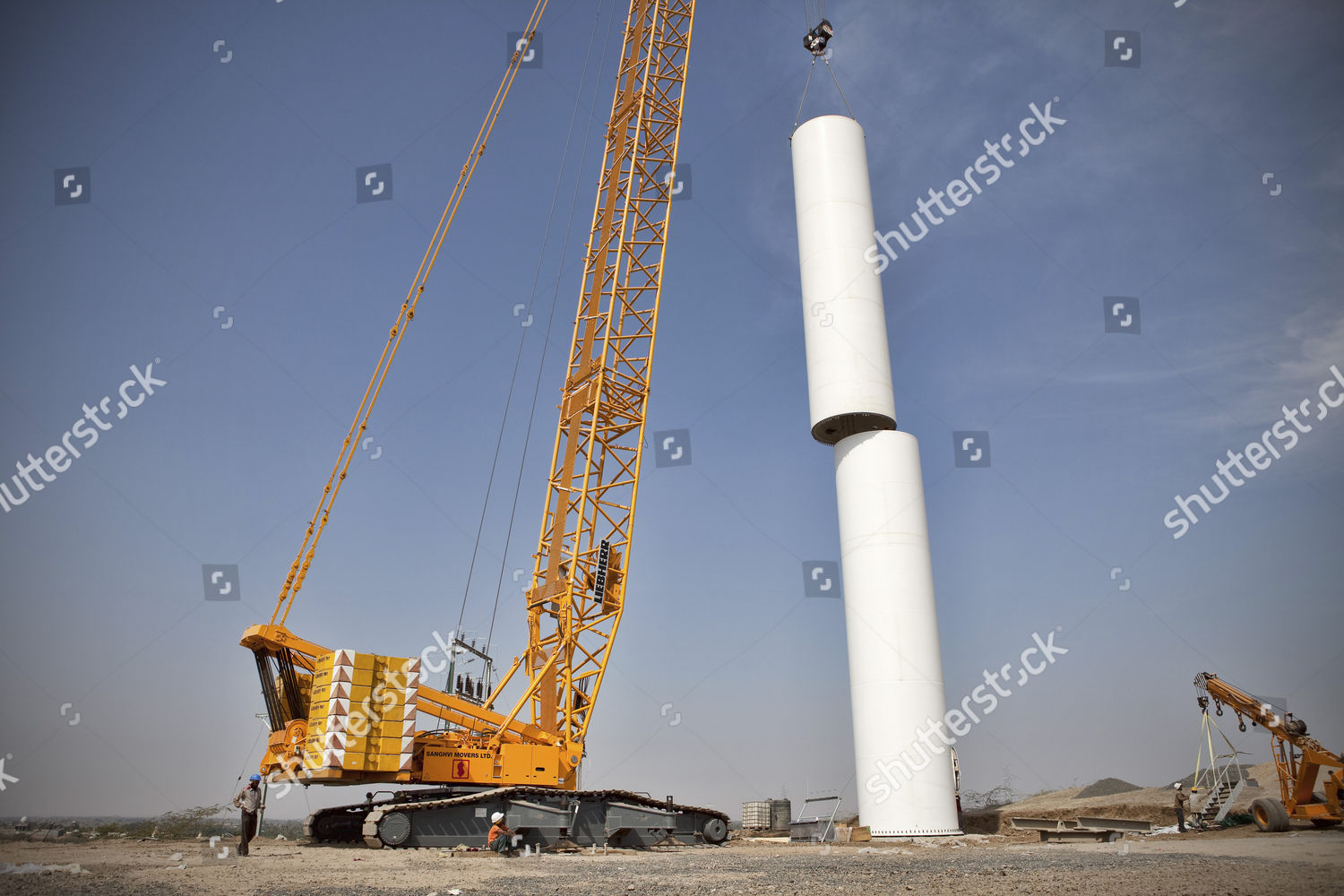 Three 42metre Rotors Which Convert Kinetic Editorial Stock Photo ...