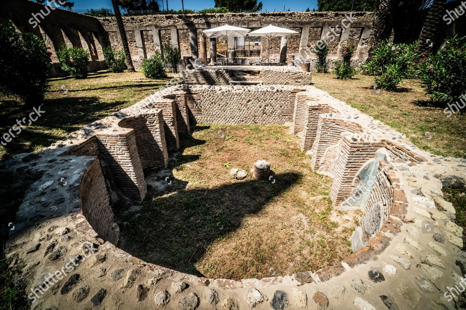 Villa Di Diomede Spectacular Ancient Roman Editorial Stock Photo ...