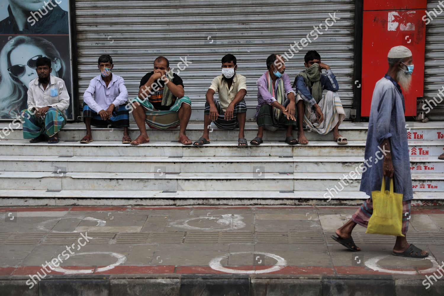 Day Laborers Wait Work Near Street Editorial Stock Photo - Stock Image ...
