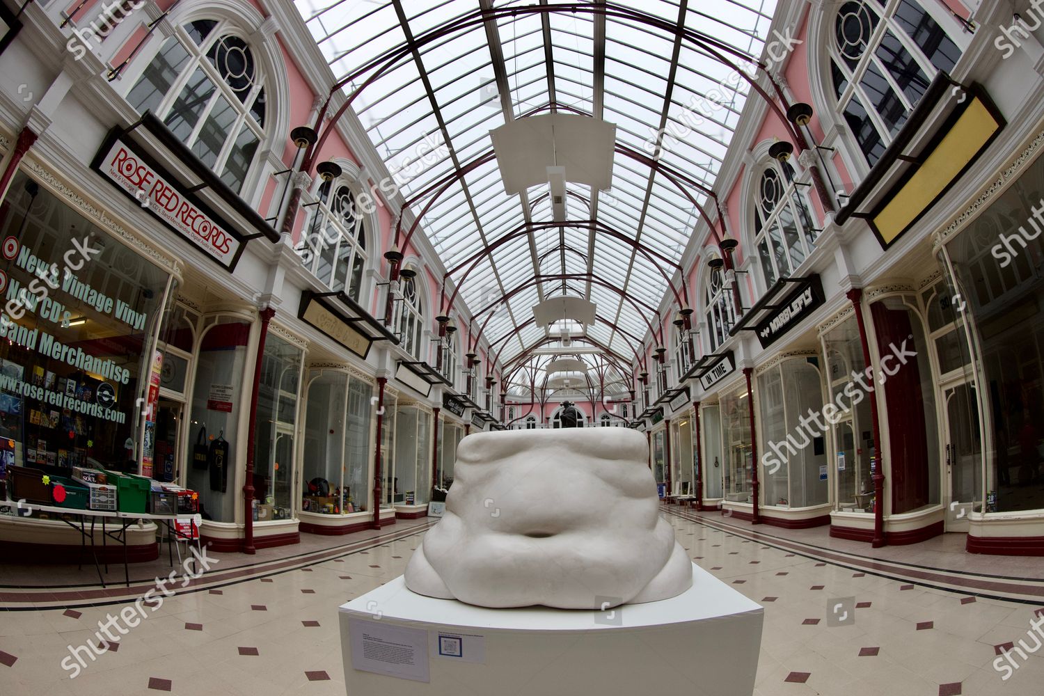 Royal Arcade Boscombe Remains Farely Empty Editorial Stock Photo ...