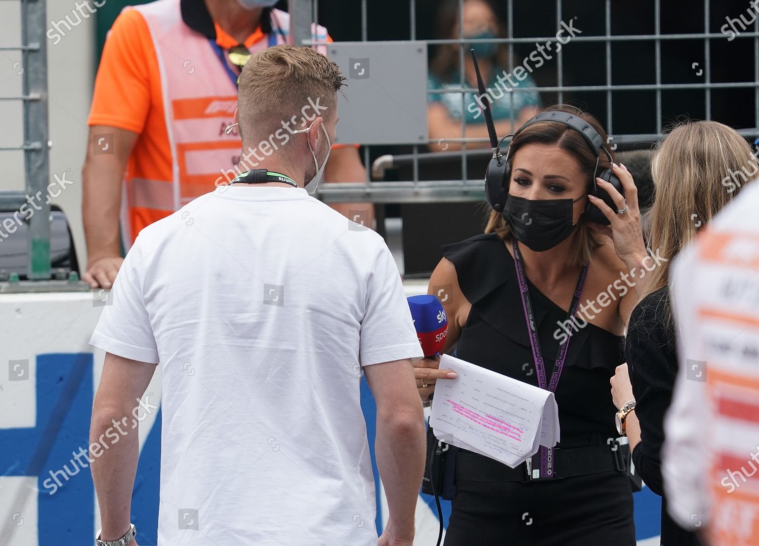 British Formula 1 Reporter Natalie Pinkham Editorial Stock Photo ...