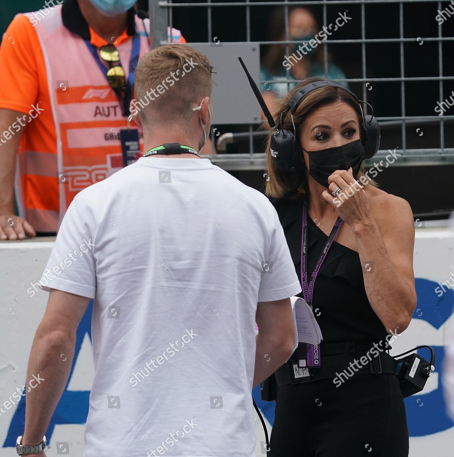 British Formula 1 Reporter Natalie Pinkham Editorial Stock Photo ...