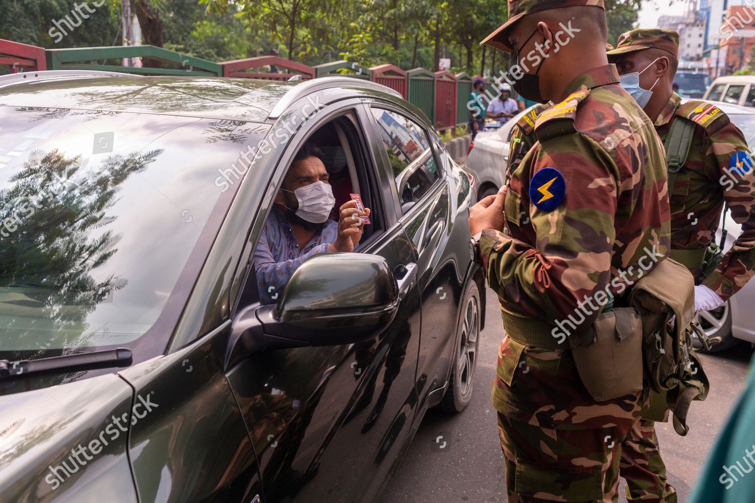 Bangladesh Army Checking All Types Vehicles Editorial Stock Photo ...