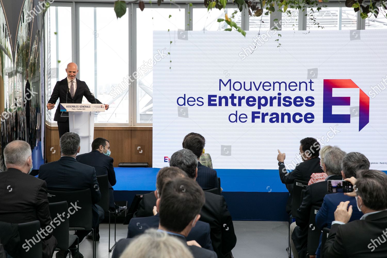 Vincent De Bernardi Director Communication Medef Editorial Stock Photo ...