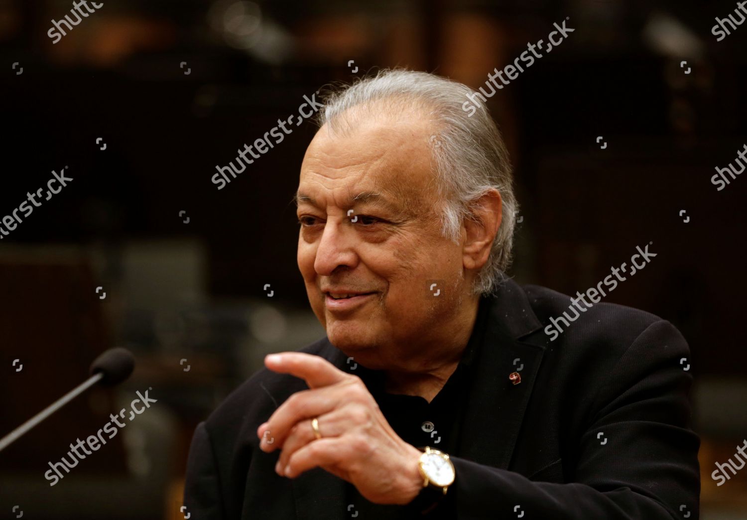 Indian Classical Music Conductor Zubin Mehta Editorial Stock Photo ...
