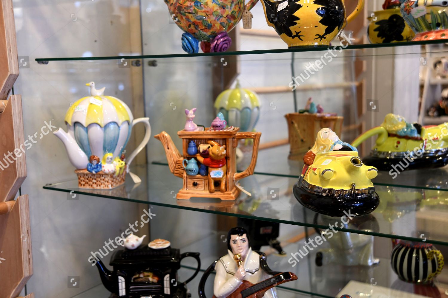 Gill Wing Teapot Collection Editorial Stock Photo - Stock Image ...