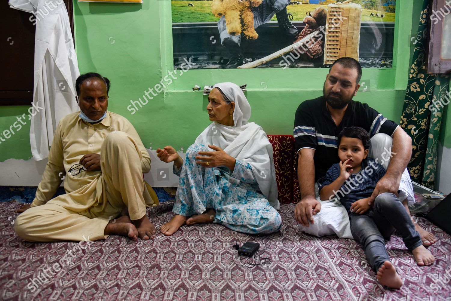 Bashir Ahmad Baba Talks His Family Editorial Stock Photo - Stock Image ...