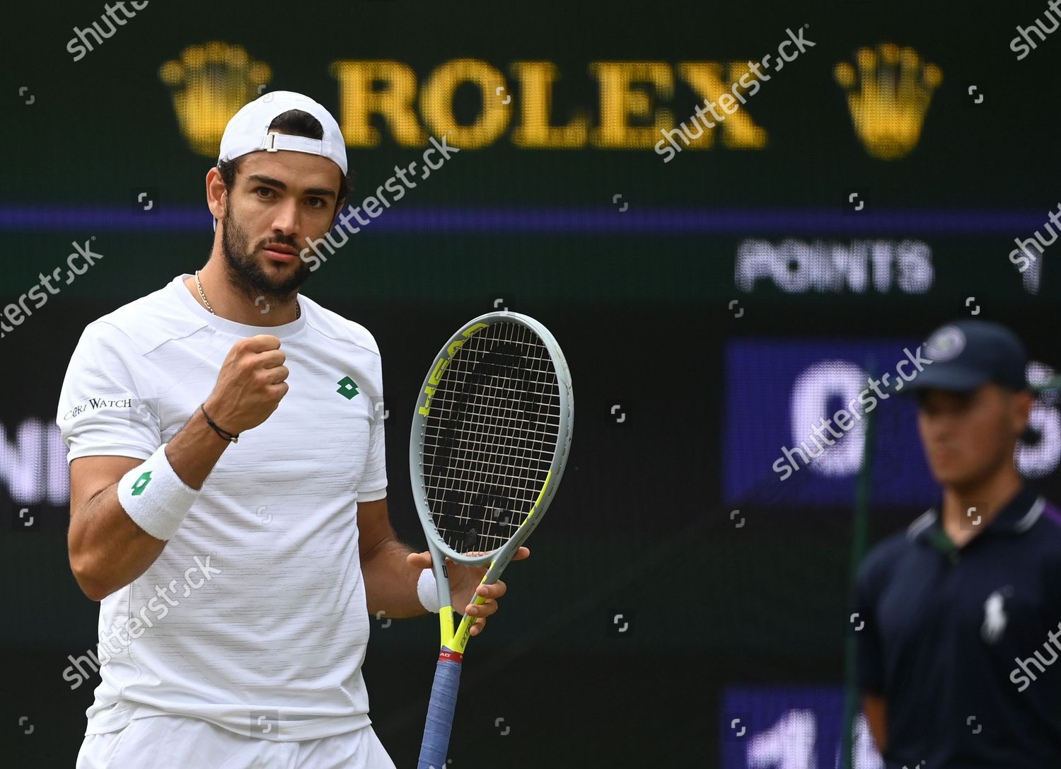 Matteo Berrettini Italy Action Against Hubert Editorial Stock Photo - Stock Image | Shutterstock