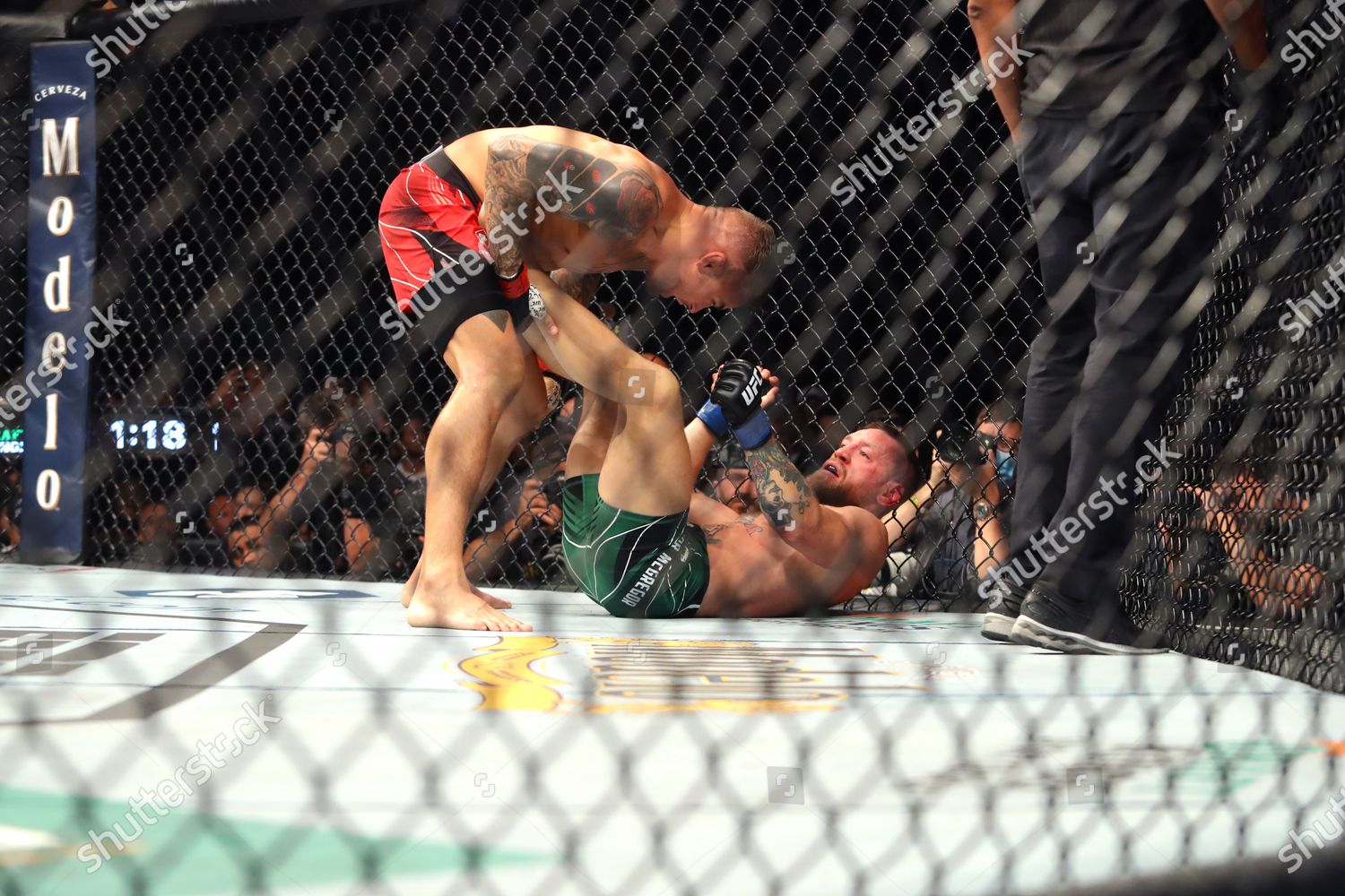 Dustin Poirier Vs Conor Mcgregor Dustin Editorial Stock Photo - Stock ...