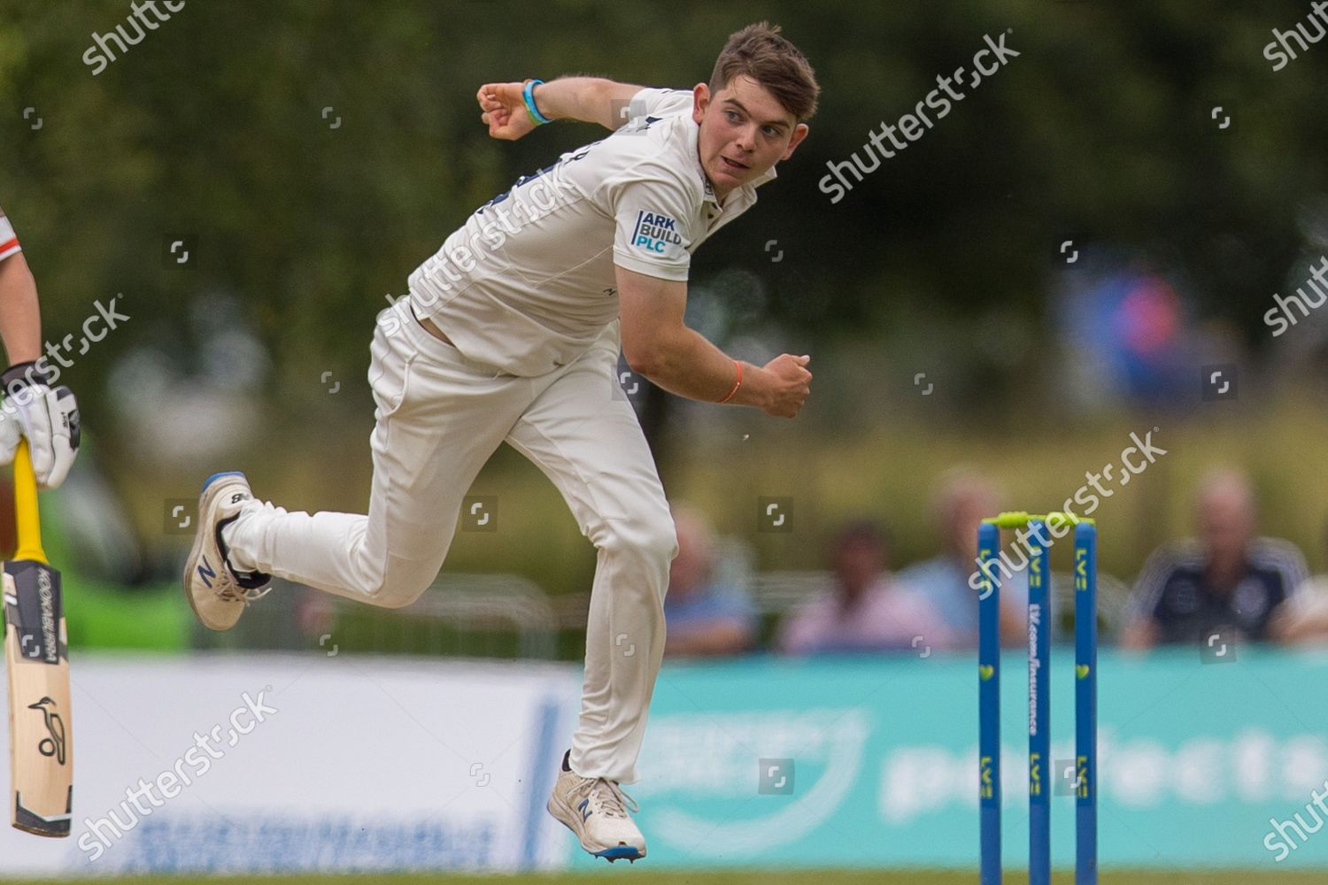 Ethan Bamber Bowling During Day 2 Editorial Stock Photo - Stock Image ...
