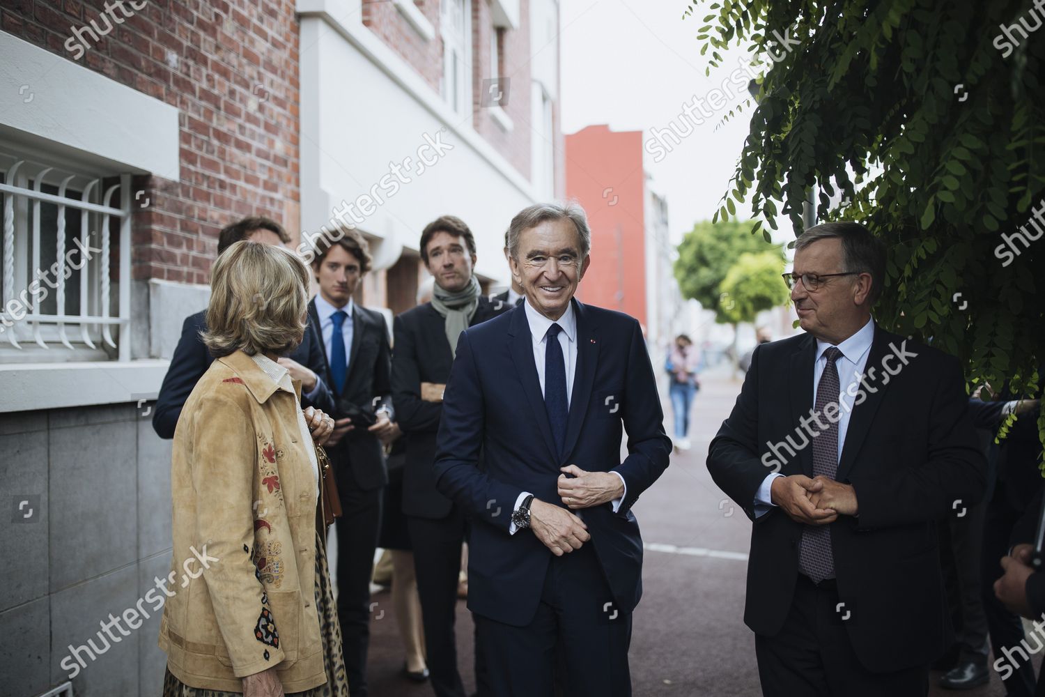 Ceo Lvmh Bernard Arnault His Family Editorial Stock Photo - Stock Image ...