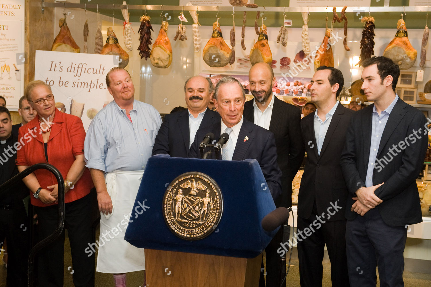 Lidia Bastianich Mario Batali Oscar Farinetti Editorial Stock Photo ...