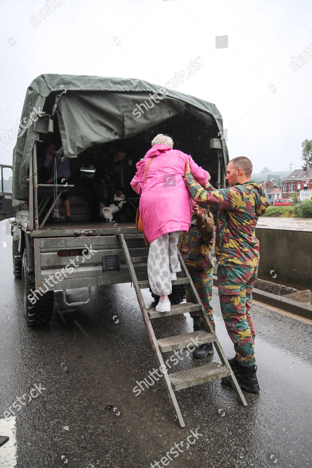 Intervention By Military Authorities Help Population Editorial Stock ...
