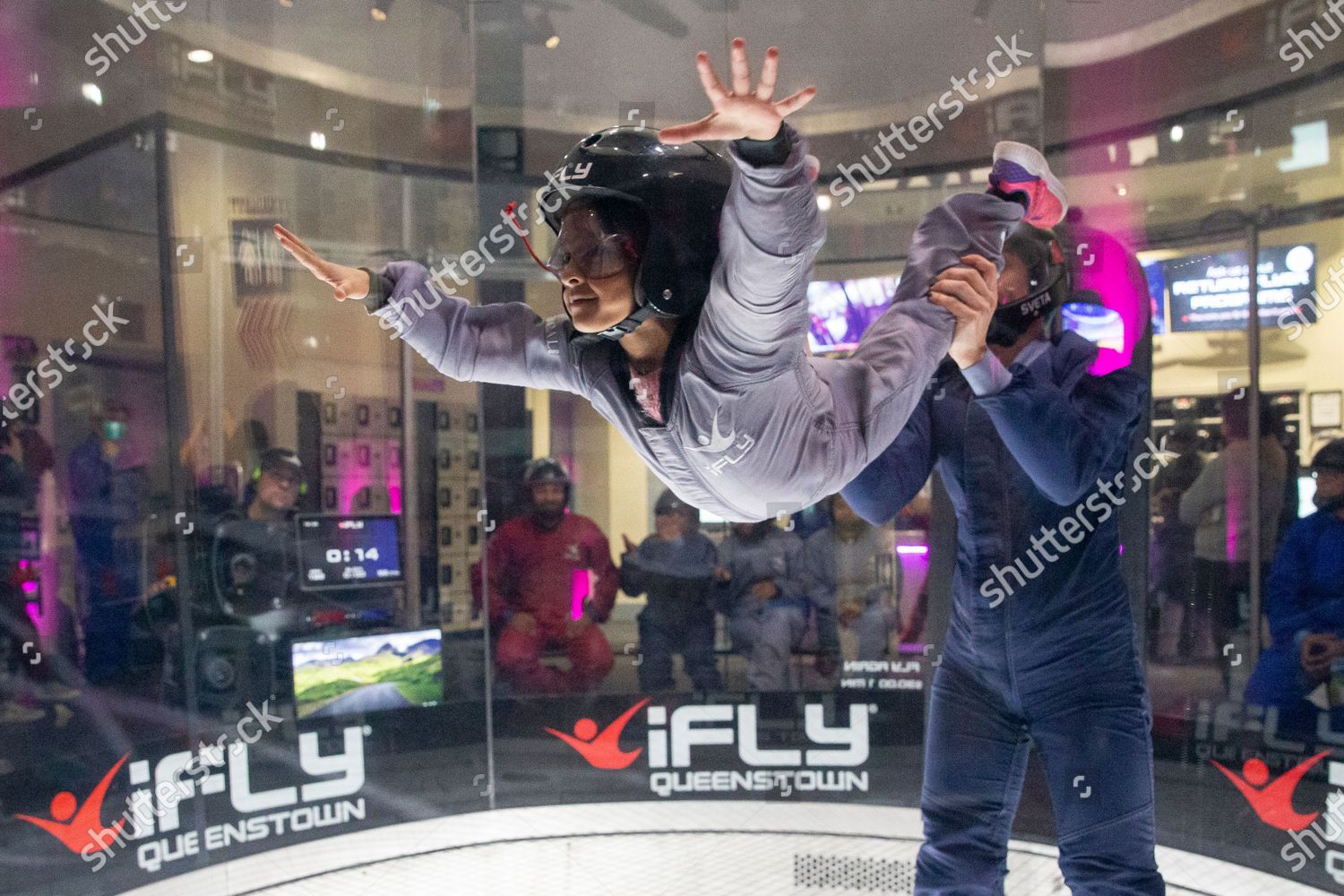 Flying Instructor Teaches Minudi Menulya 5 Editorial Stock Photo ...