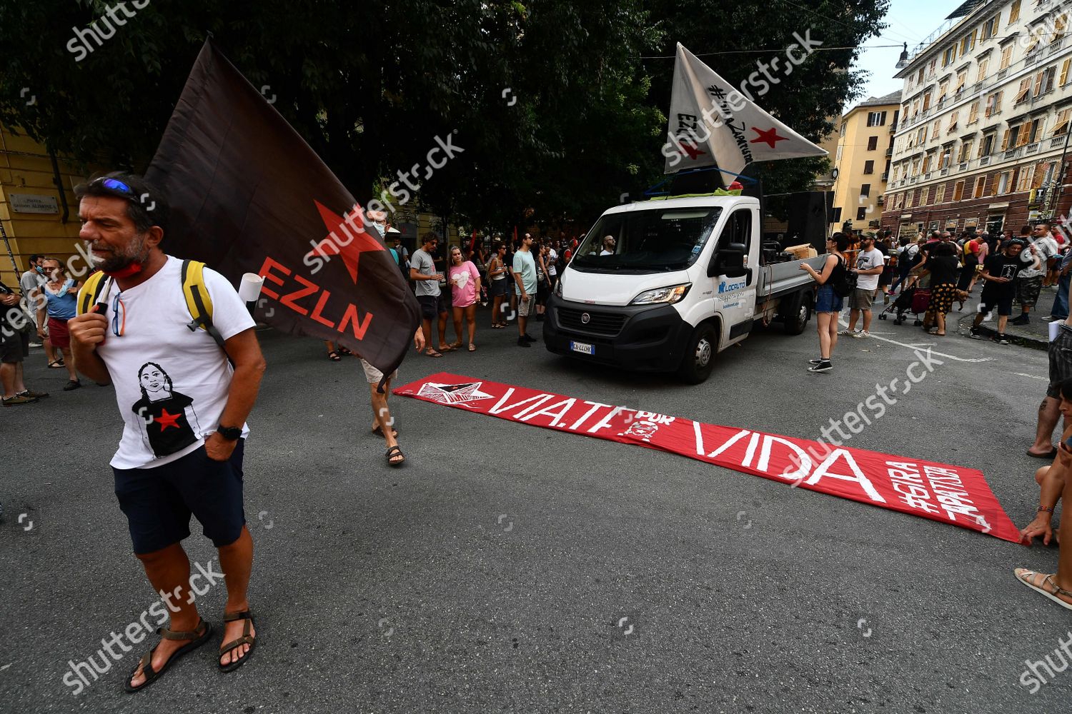 People Participate March Commemorating Death Carlo Editorial Stock ...