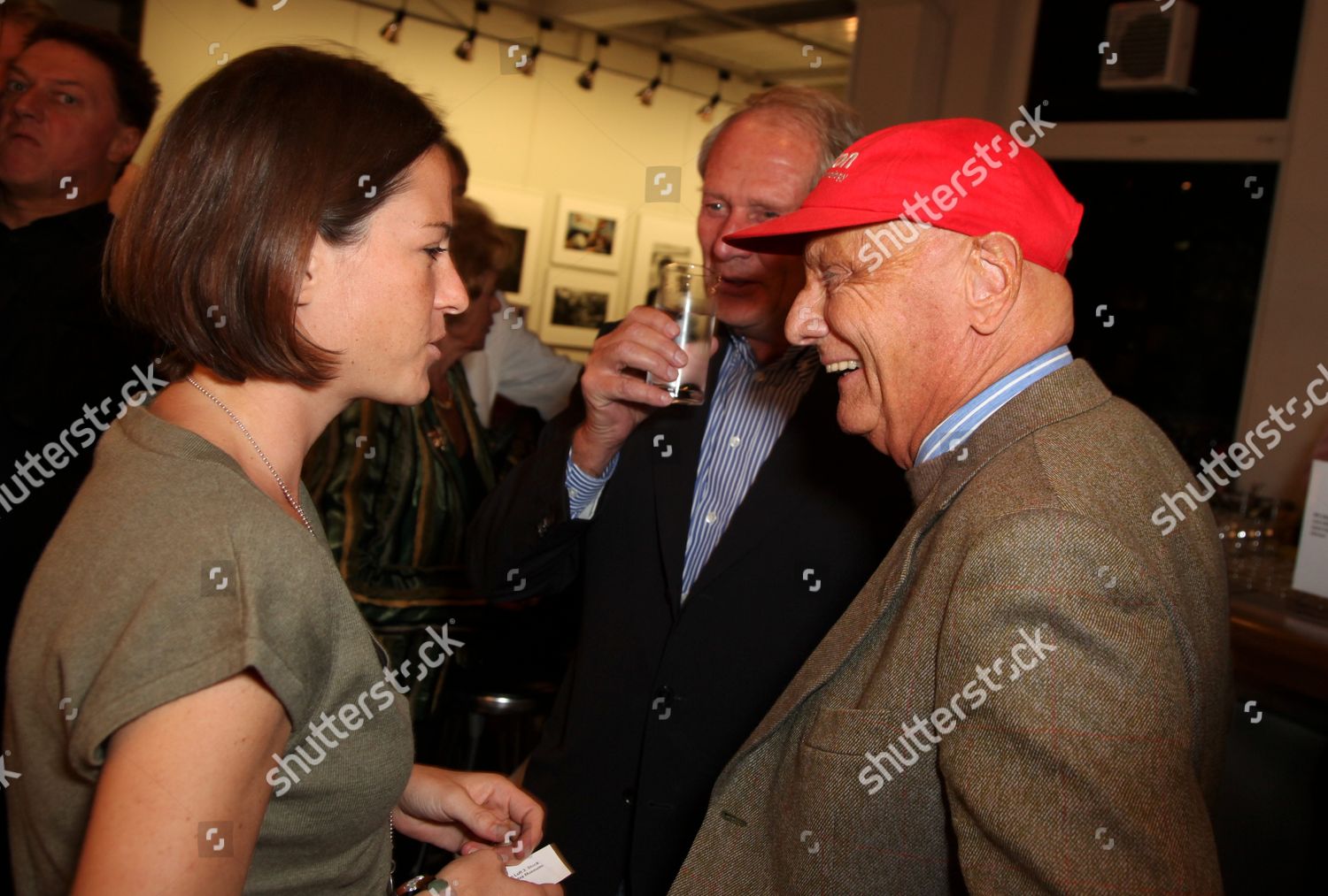 Niki Lauda Wife Birgit Wetzinger Helmut Editorial Stock Photo - Stock ...