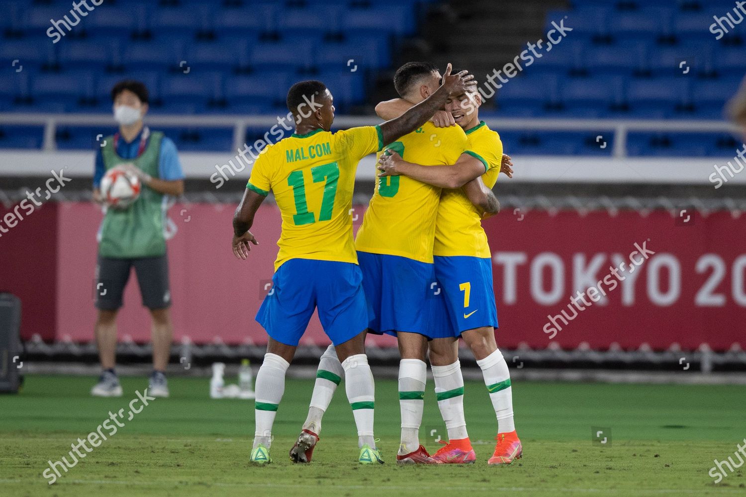 Paulinho Brazil Celebrates His Goal 42 Editorial Stock Photo - Stock ...