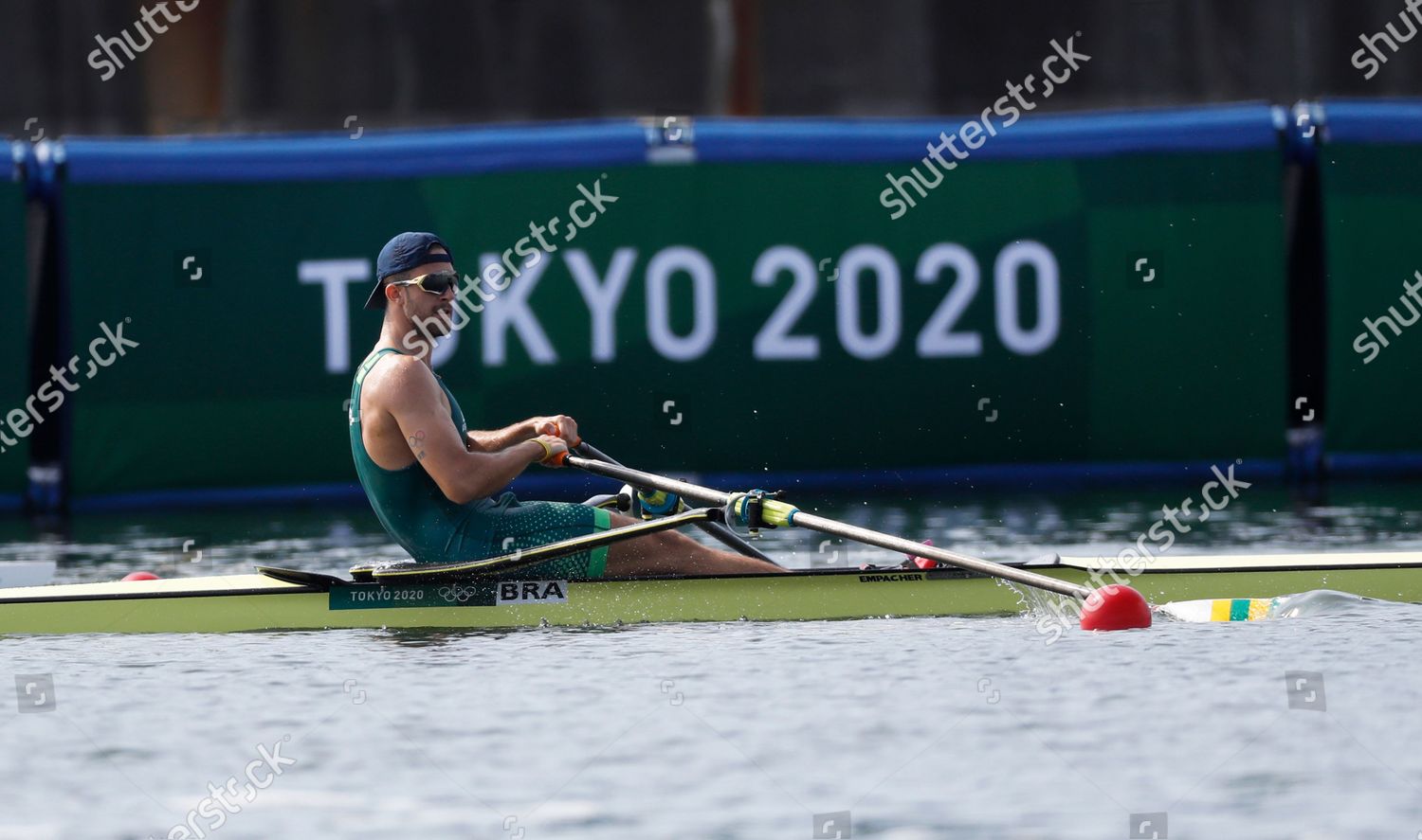Rowing Athletes Train Olympic Games Sea Editorial Stock Photo - Stock ...