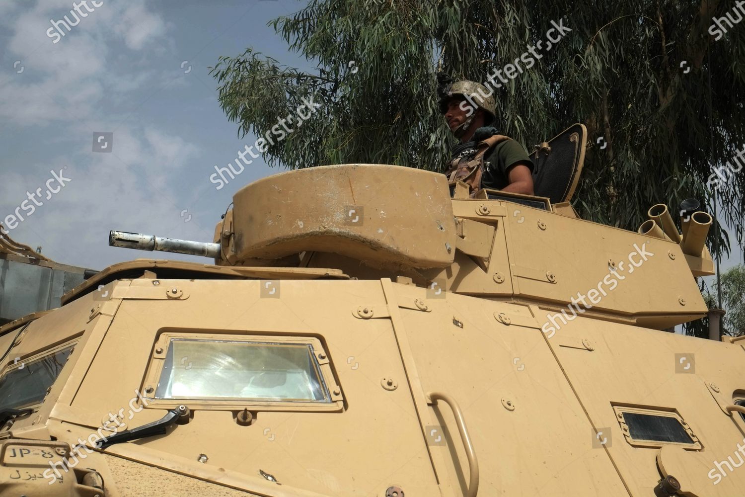 Afghan Security Force Member Stands On Editorial Stock Photo - Stock ...