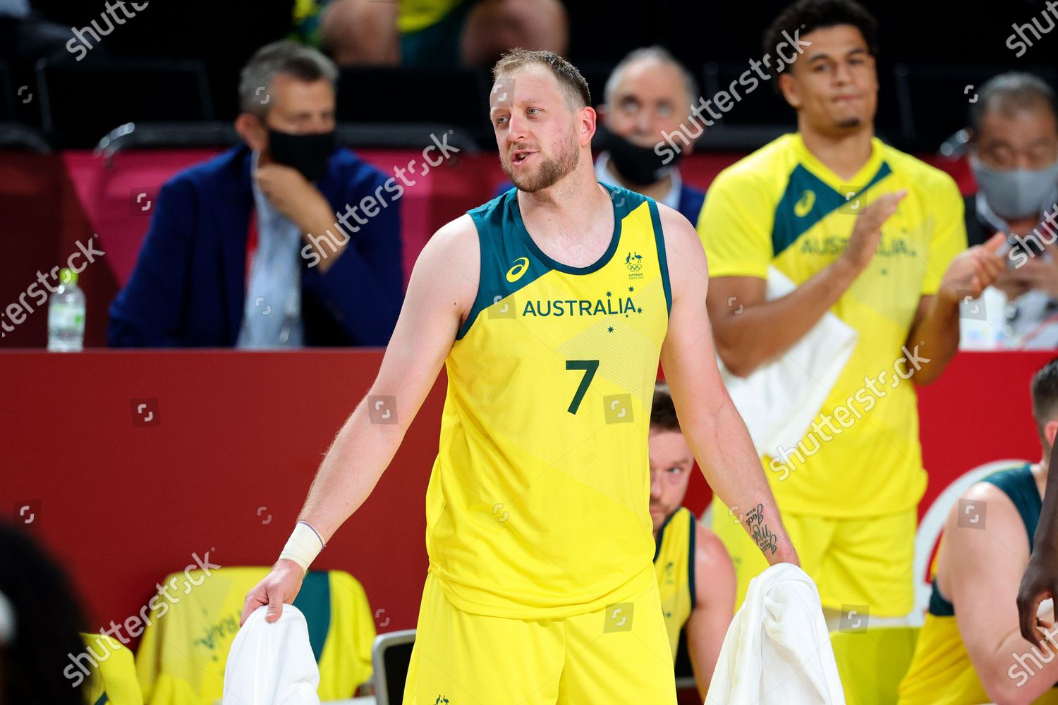 Joe Ingles Team Australia Shows Emotion Editorial Stock Photo - Stock ...