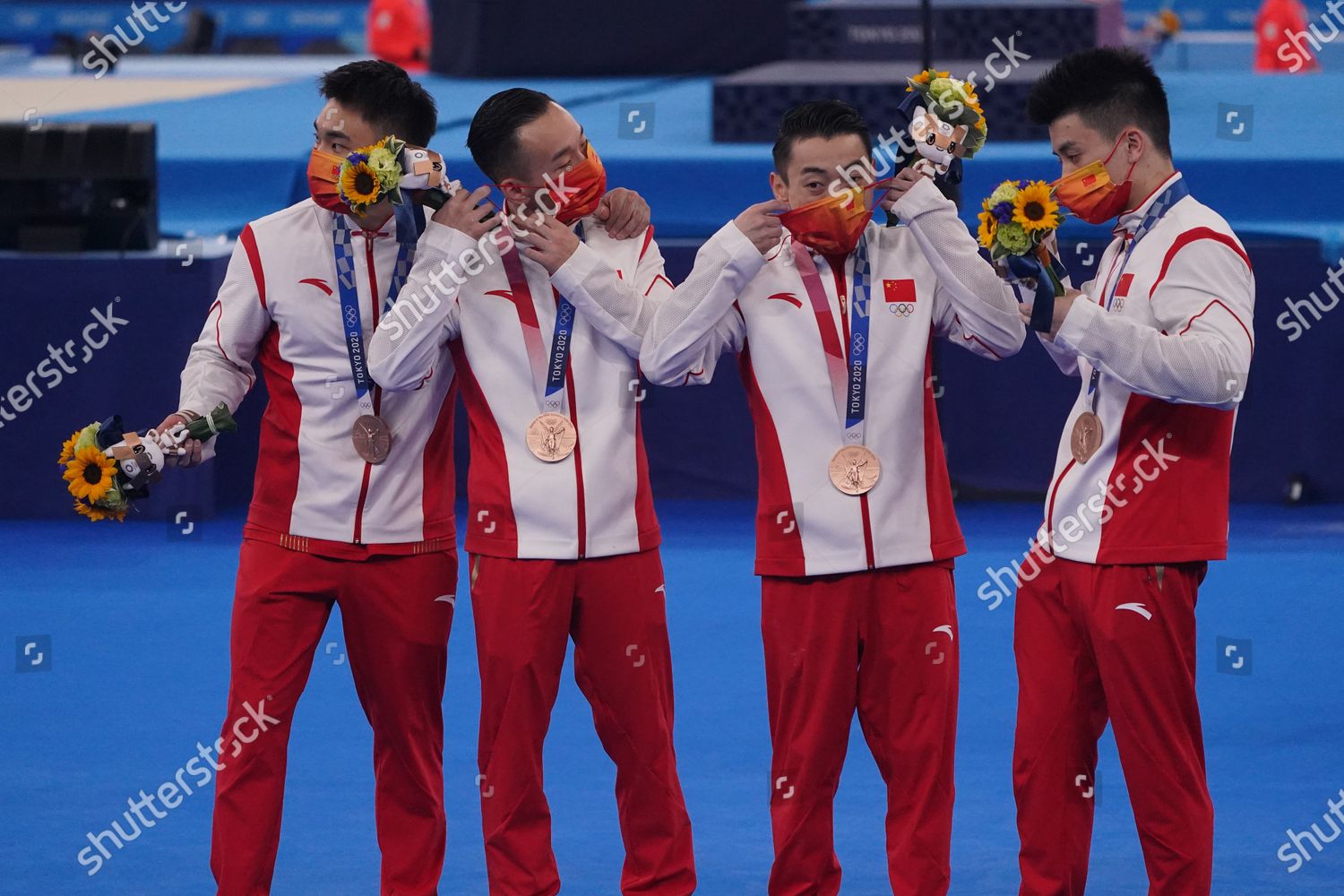 Chinese Gymnasts Lr Sun Wei Zou Editorial Stock Photo - Stock Image ...