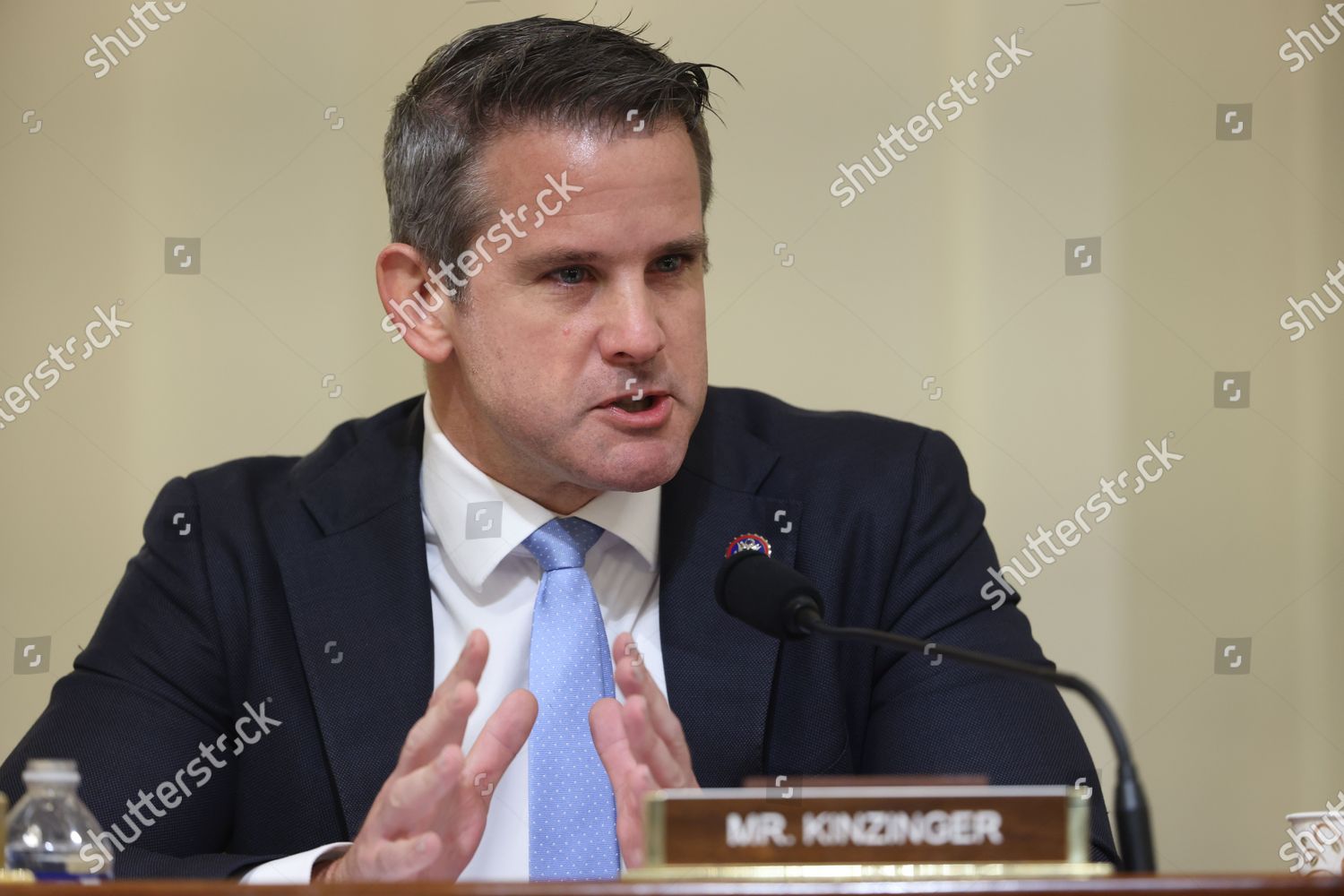 Republican Representative Illinois Adam Kinzinger Reacts Editorial ...