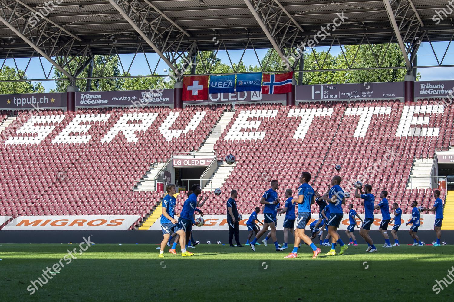 Molde Players Attend Their Teams Training Editorial Stock Photo - Stock ...