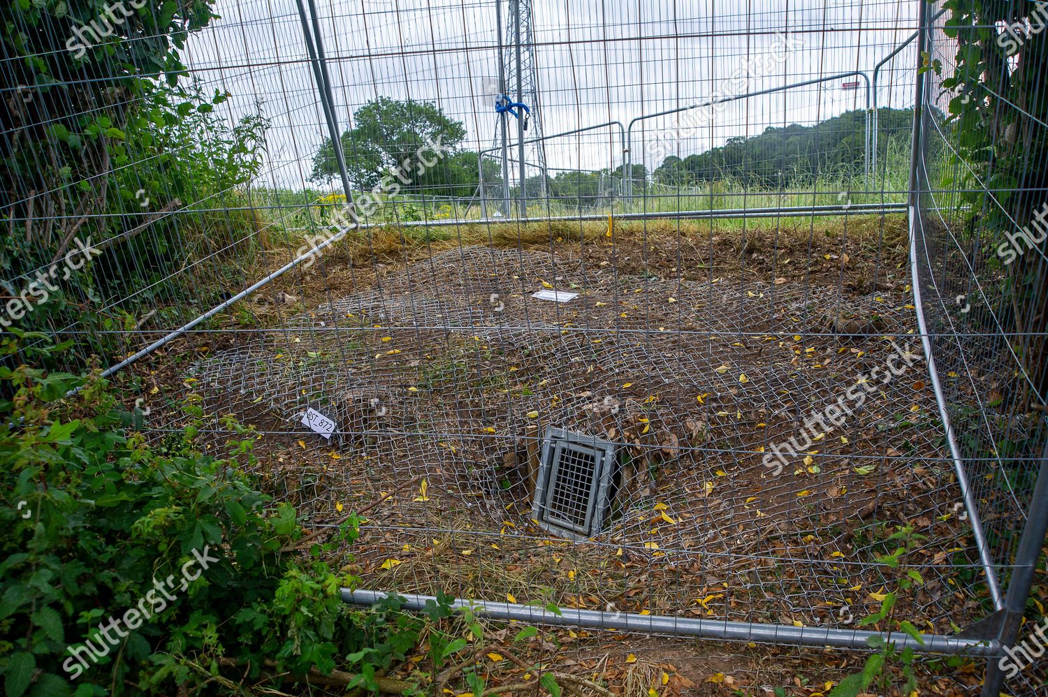 One Way Gates Have Been Put Editorial Stock Photo - Stock Image ...