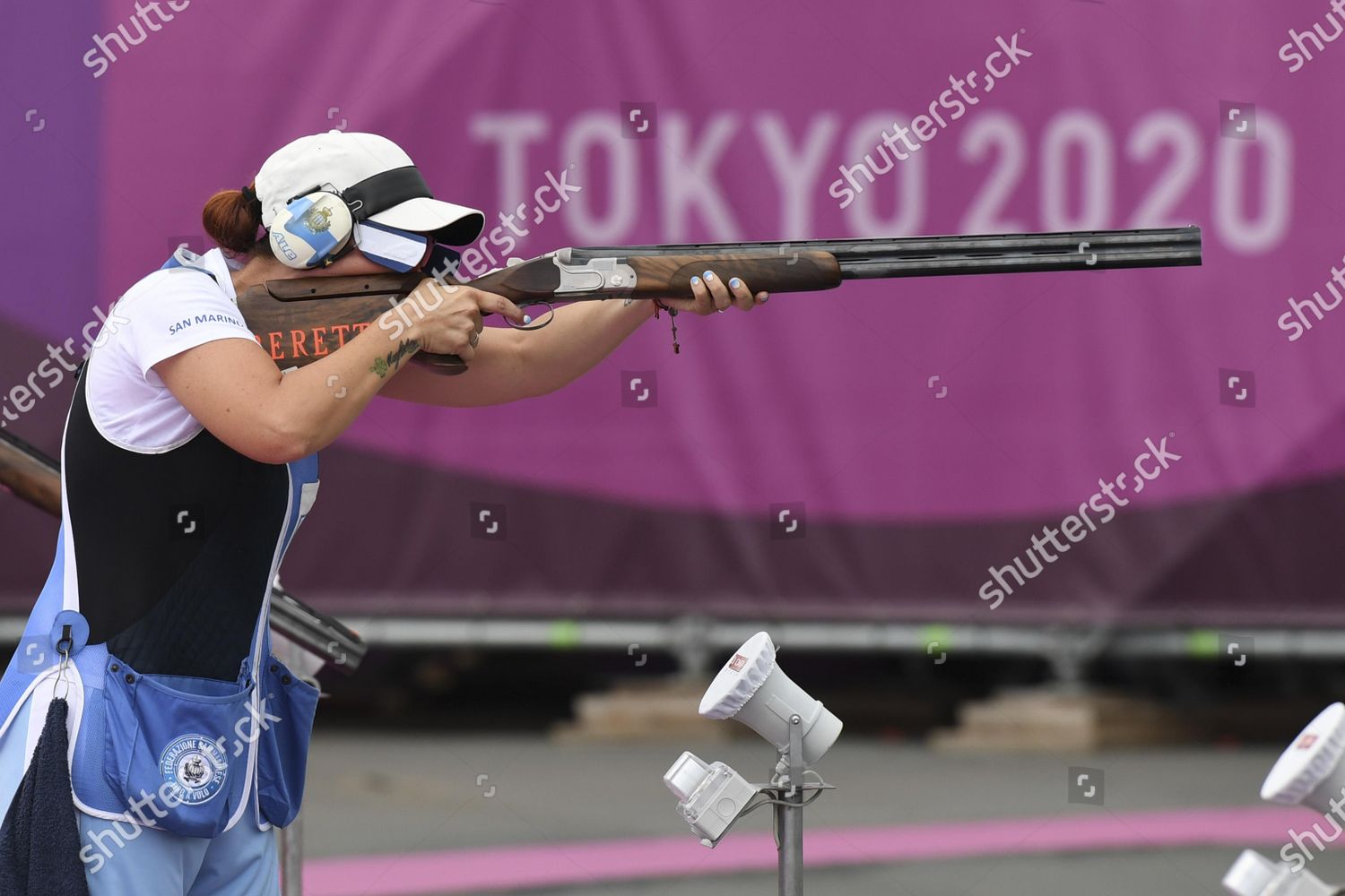 Trap Shooting Bronze Medalist Alessandra Perilli Editorial Stock Photo ...