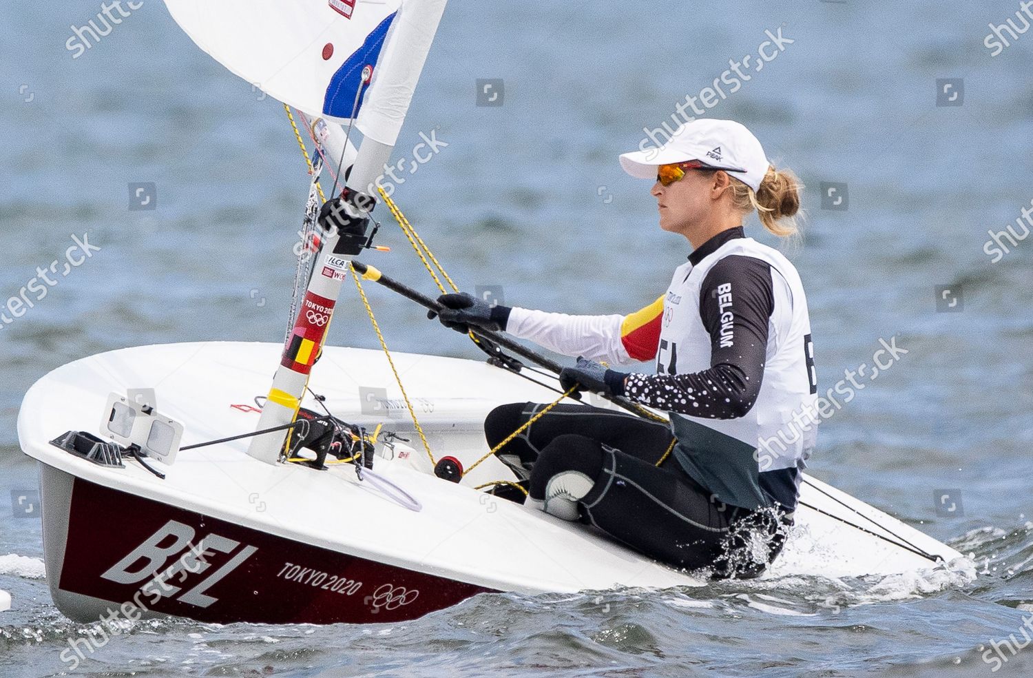 Belgian Emma Plasschaert Pictured Action During Editorial Stock Photo ...