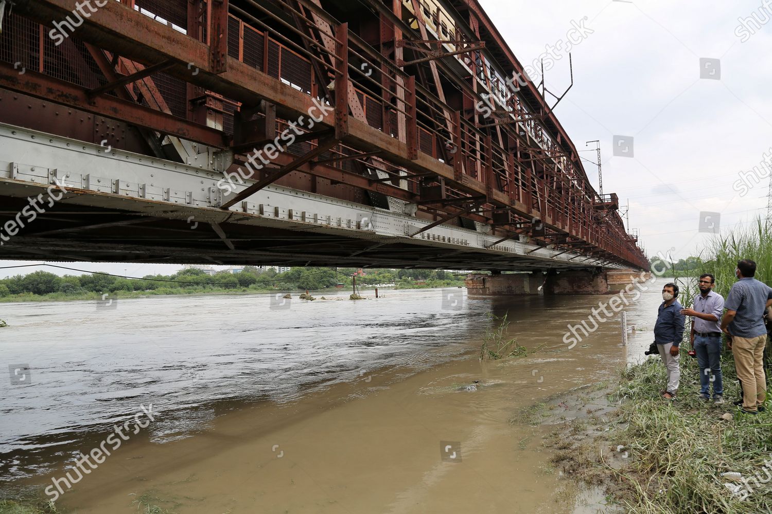 Yamuna River Flows Above Danger Level Editorial Stock Photo - Stock ...