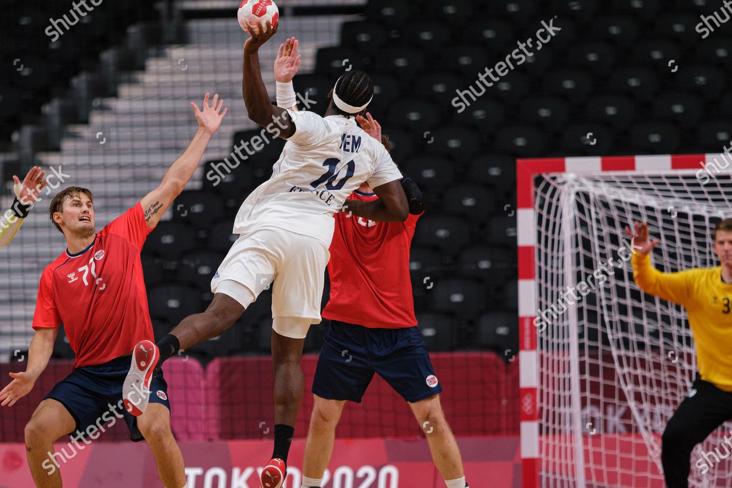 France Mem Dika Jumps Shoot During Editorial Stock Photo - Stock Image ...