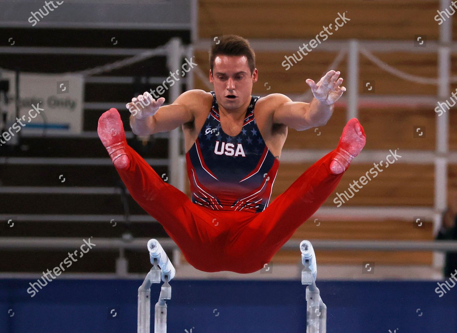 Samuel Mikulak Usa Competes Mens Parallel Editorial Stock Photo - Stock ...