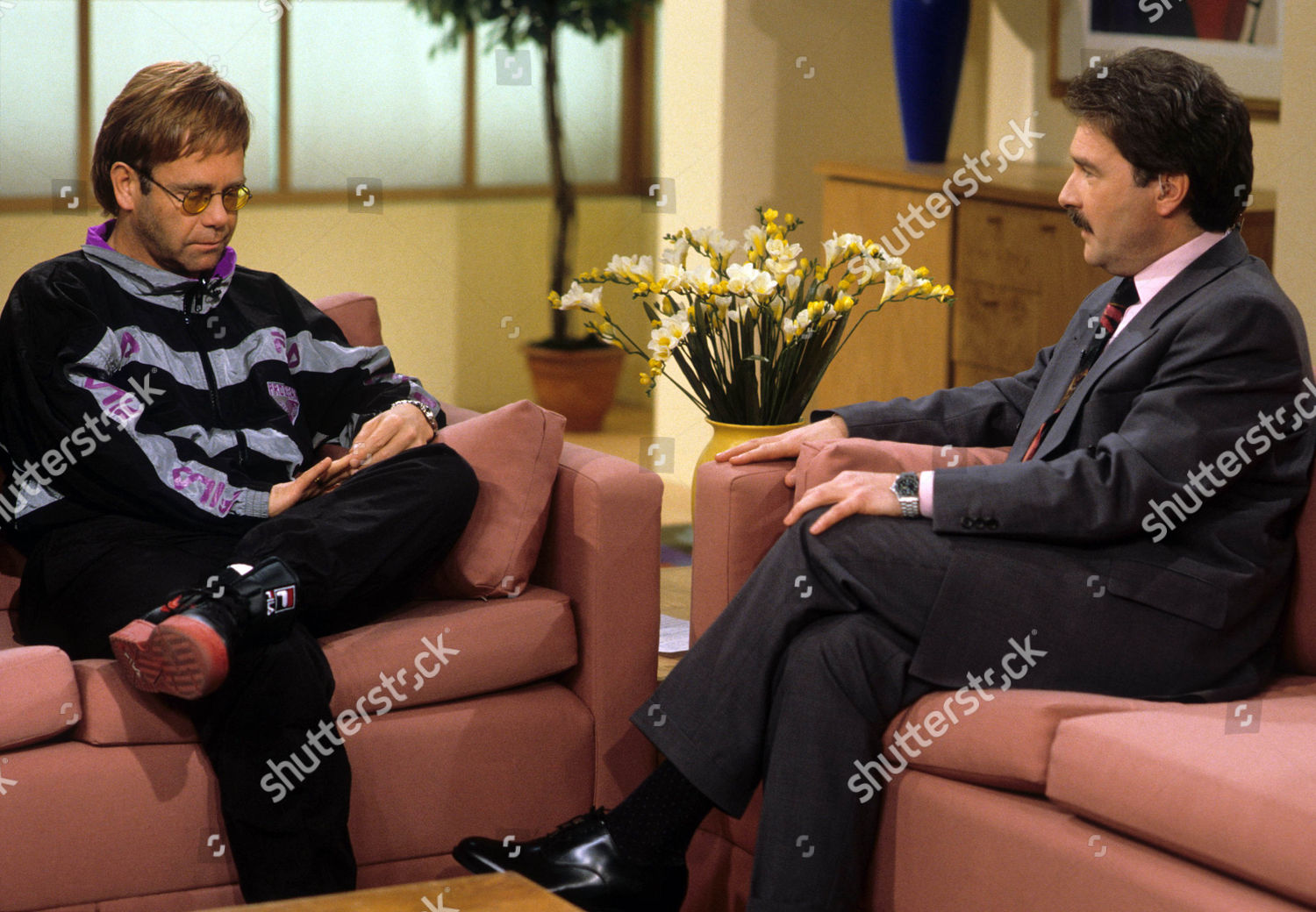 Gmtv Presenter Michael Wilson Sir Elton Editorial Stock Photo - Stock ...