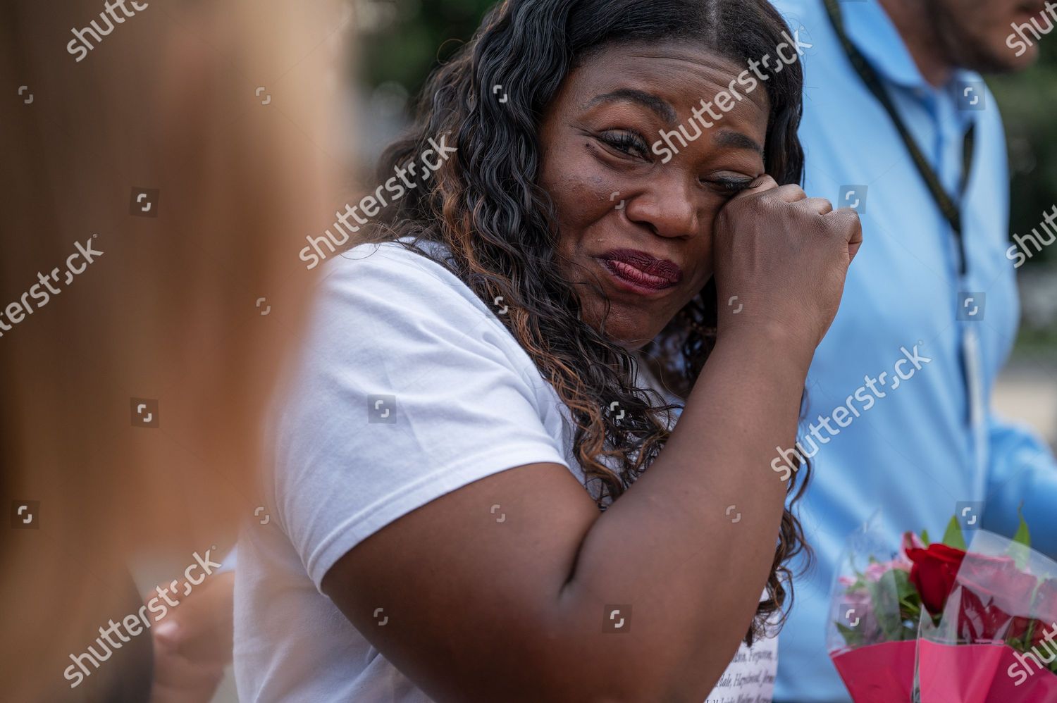 Us Representative Cori Bush Dmo Reacts Editorial Stock Photo - Stock ...