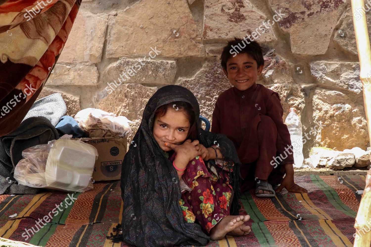 Families Displaced Districts Where Fighting Going Editorial Stock Photo ...