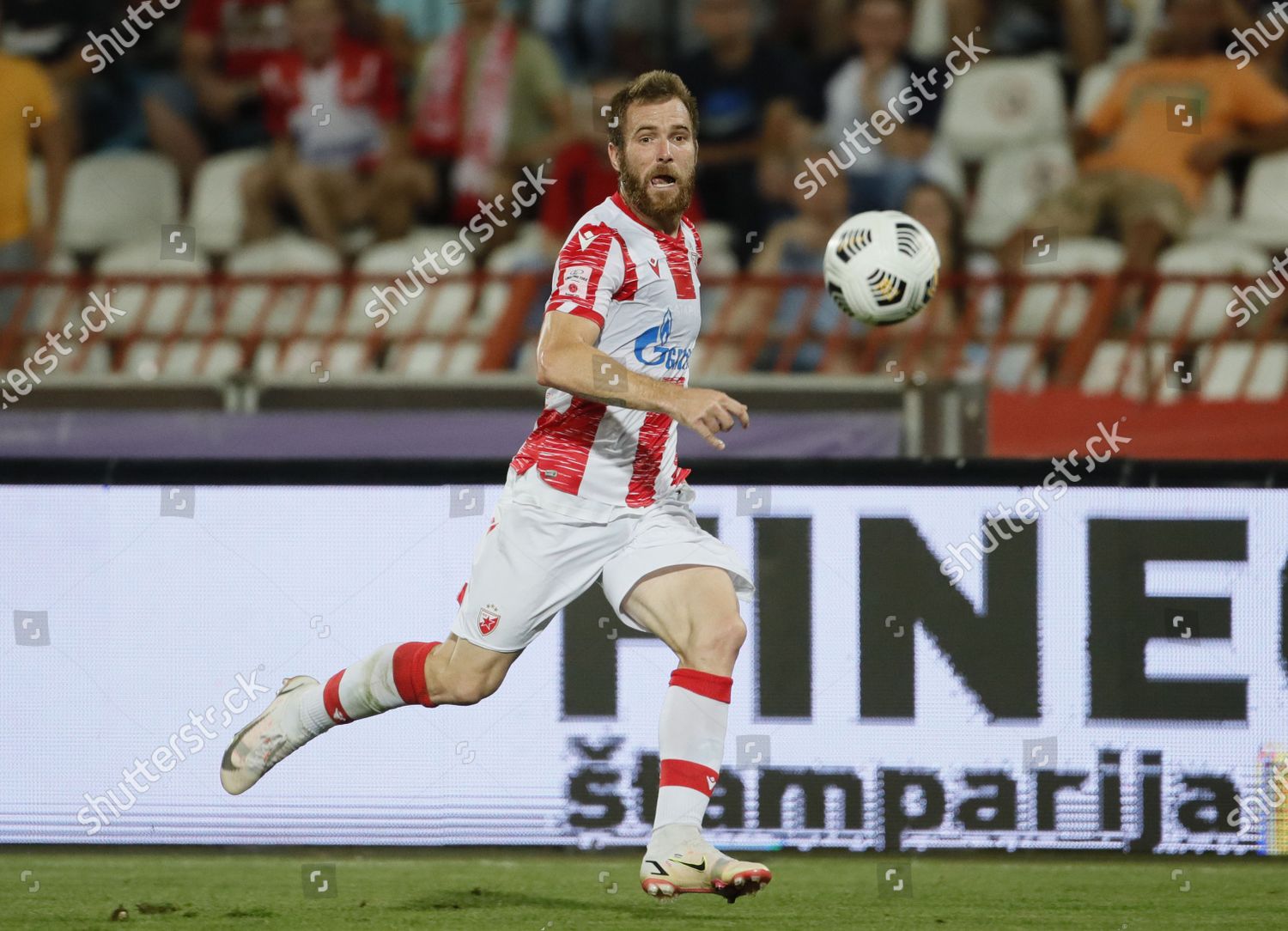 Red Stars Aleksandar Katai During Champions Editorial Stock Photo ...