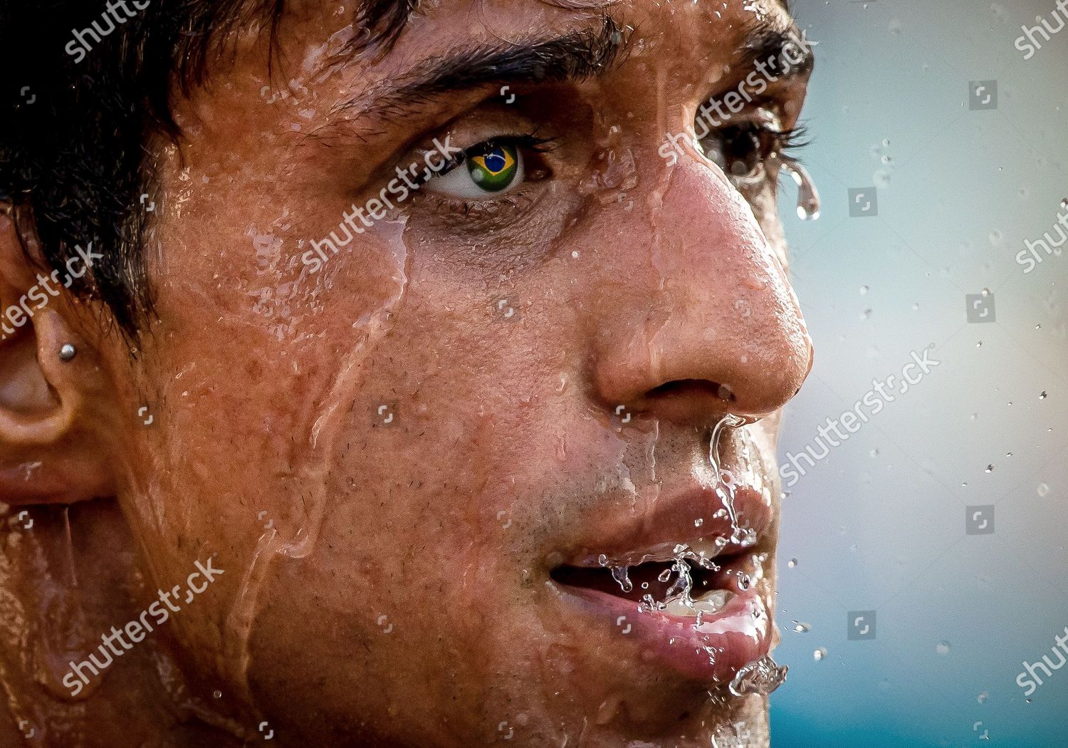 Brazils Luca Mazzo Brazilian Flag Inspired Editorial Stock Photo ...