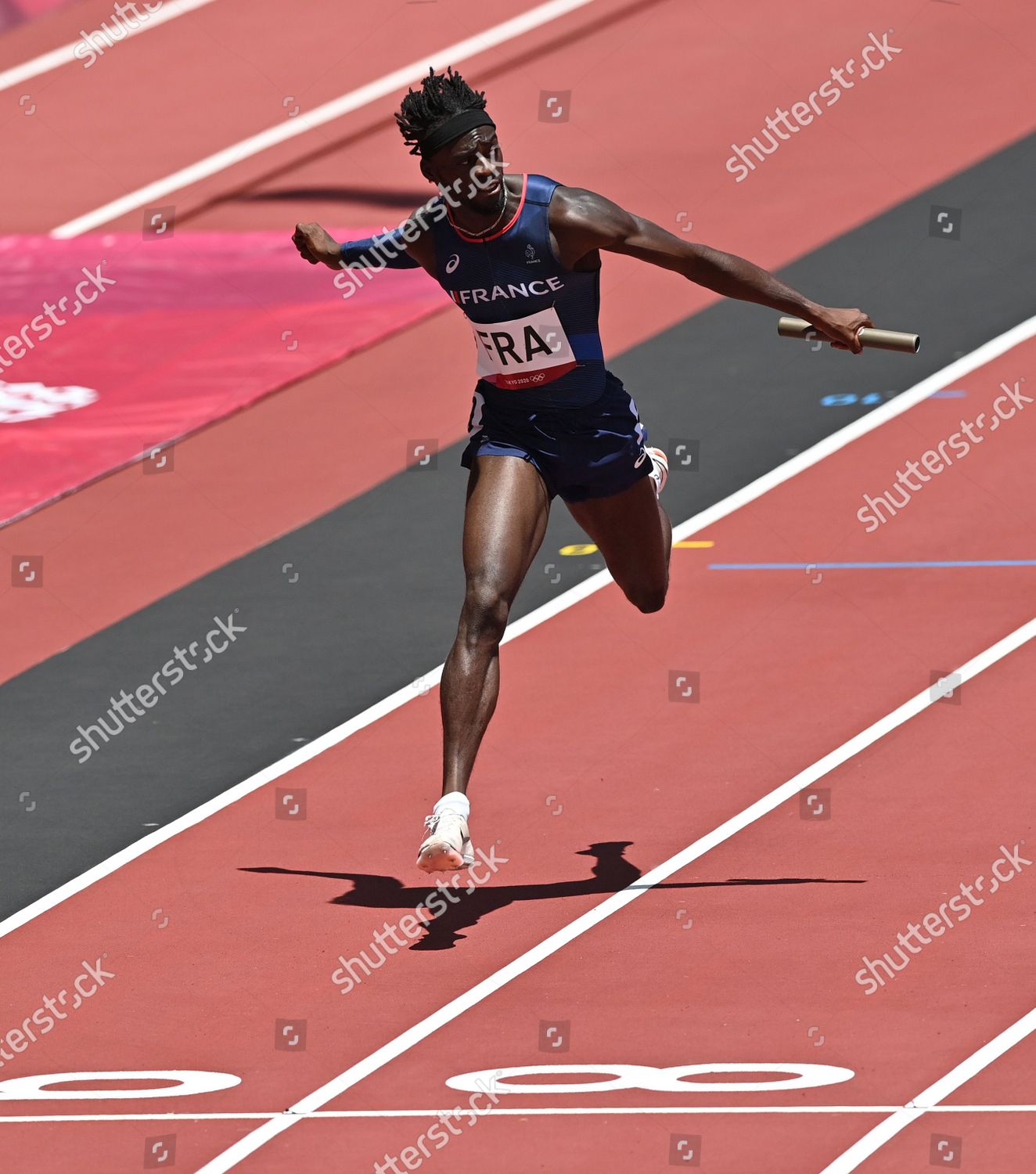 Mouhamadou Fall France Skills Mens 4x100m Editorial Stock Photo - Stock ...