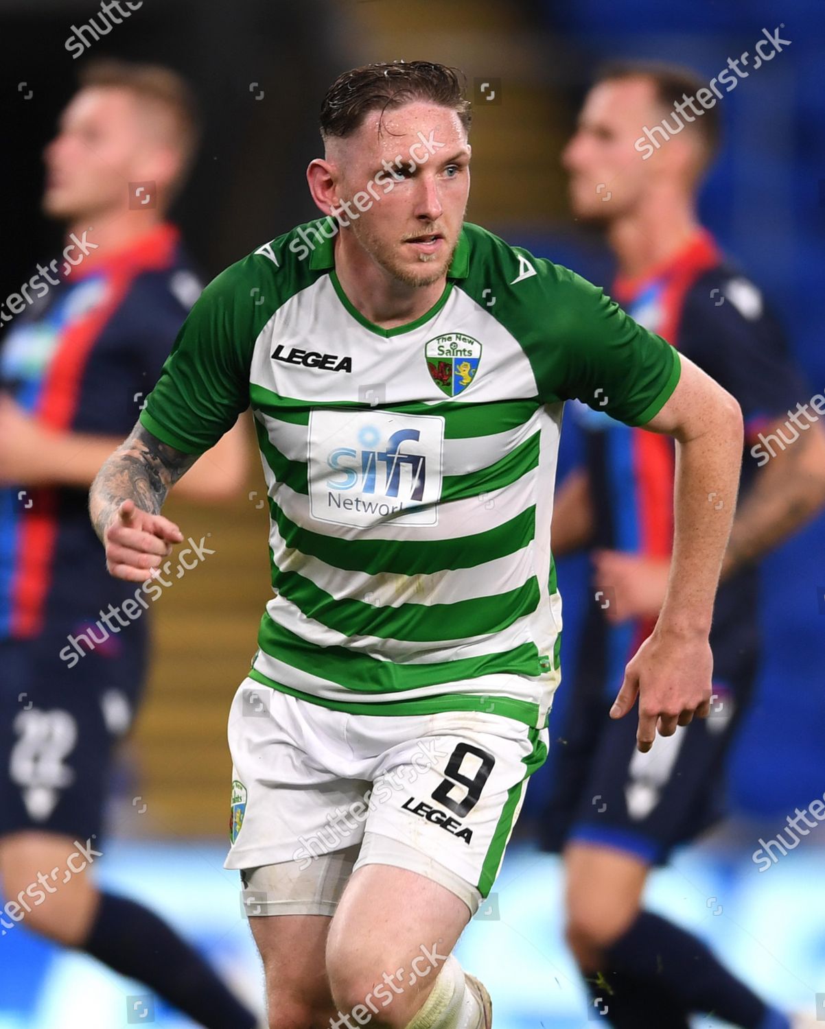 Declan Mcmanus New Saints Celebrates Scoring Editorial Stock Photo ...
